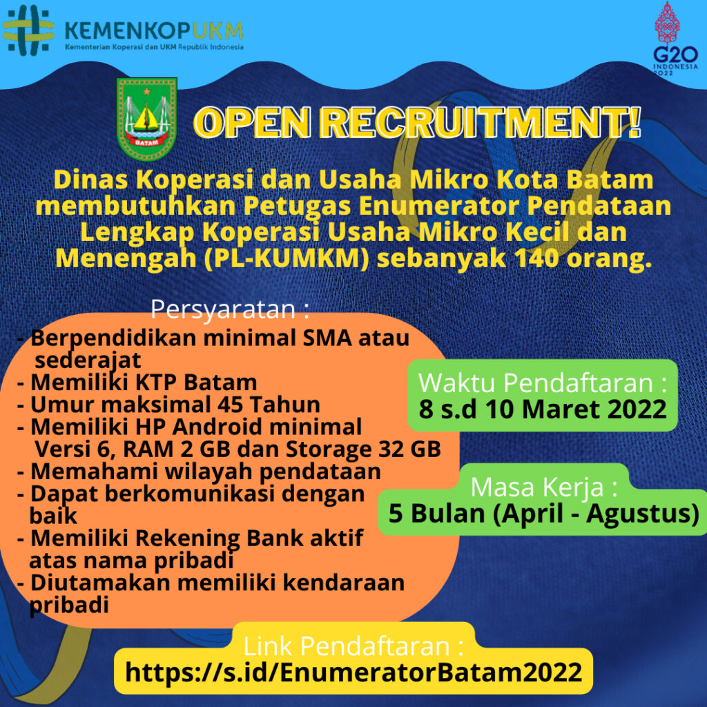 Dinas Koperasi dan Usaha Mikro Kota Batam